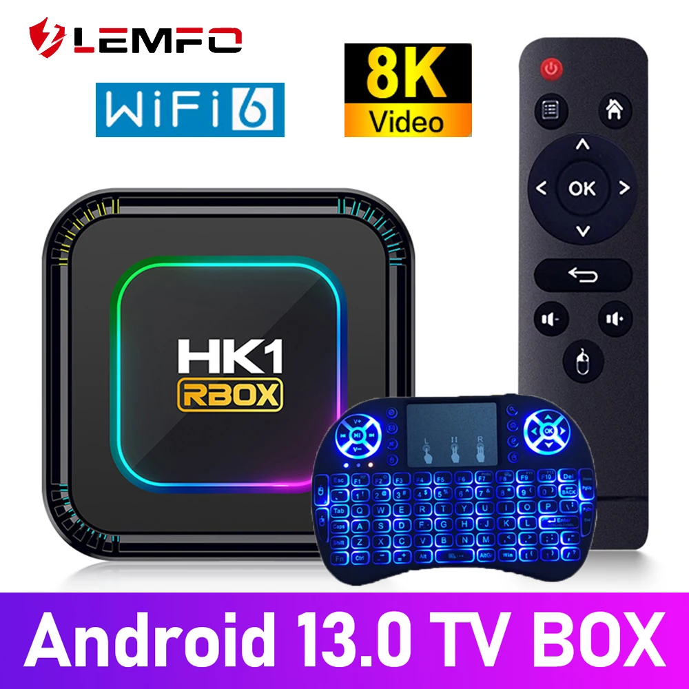 LEMFO-K8-Smart-TV-Box-Android-13-Rockchip-RK3528-Suporta-v-deo-8K-BT ...