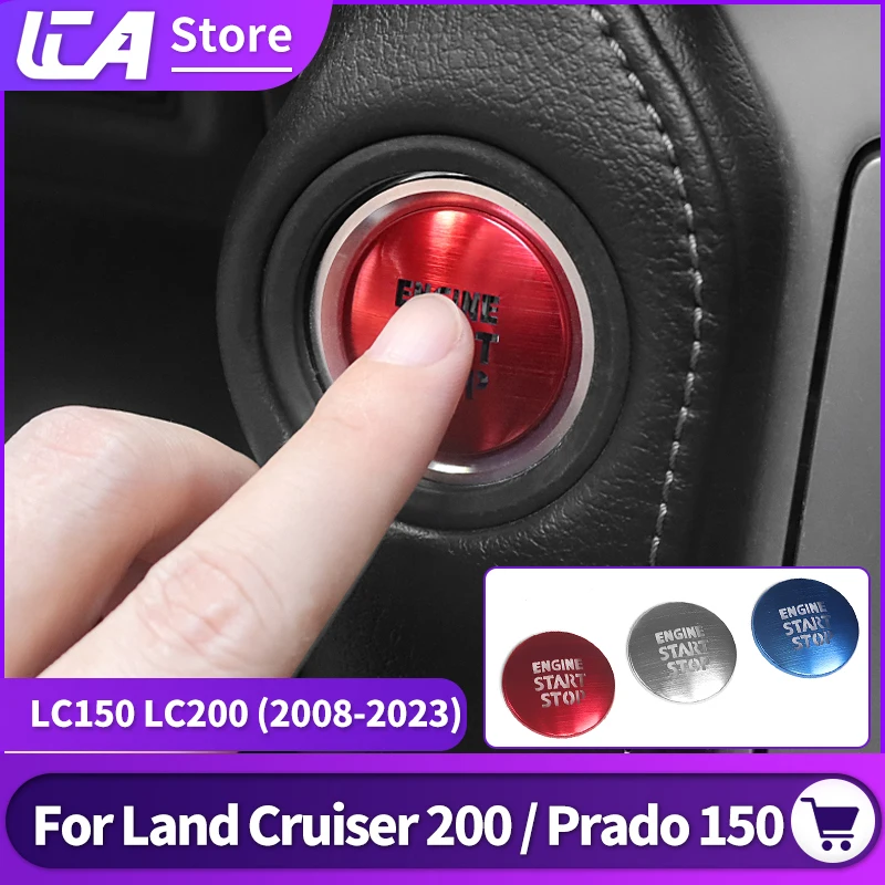 Stainless-Steel-Engine-Start-Stop-Button-Patch-Fit-for-Toyota-Land ...