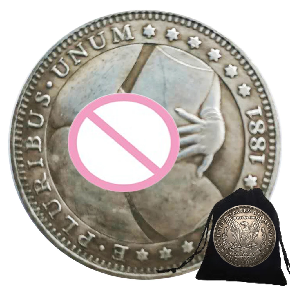 I Love You Art USA Eagle Coin Fun US Coins Hobo Nickel Lucky Coin ...