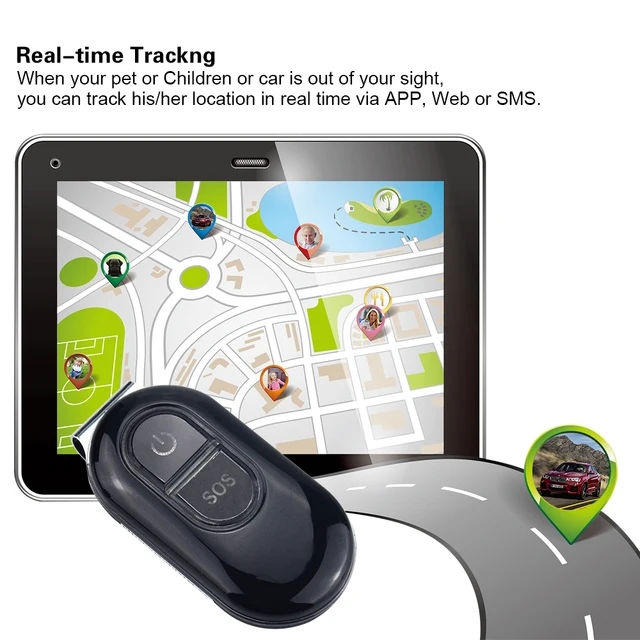 3G Mini Locator LK106-3G GPS Tracker for kids Support IOS Android APP ...