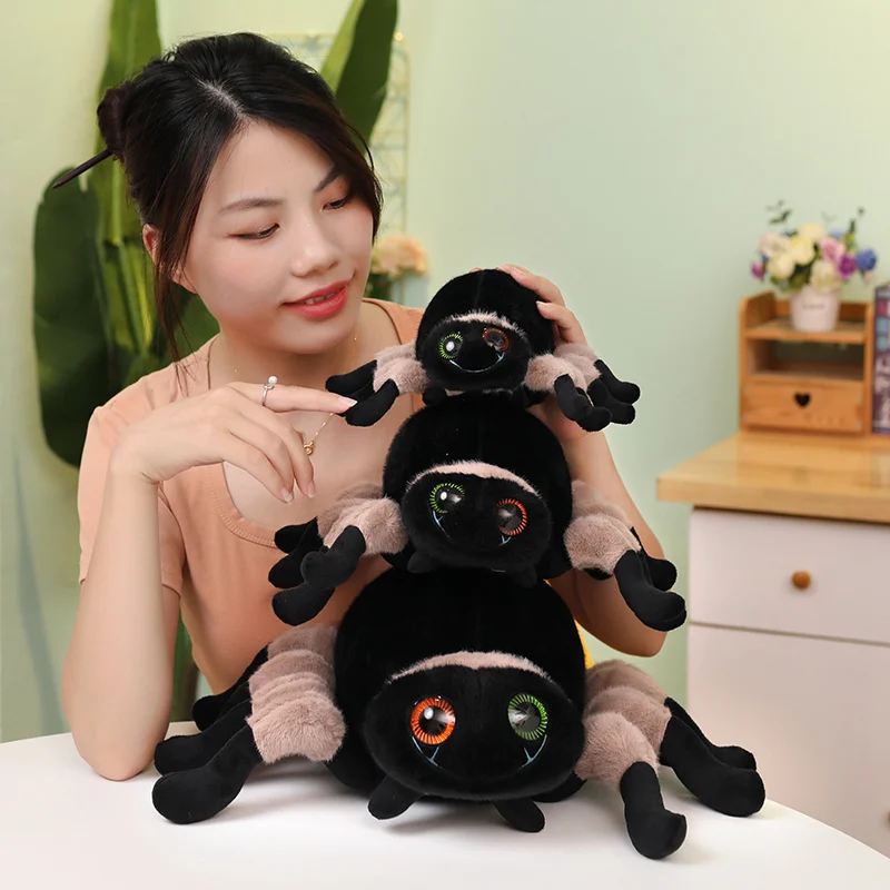 Simulation-spider-plush-toy-cute-spoof-tarantula-doll-insect-doll ...