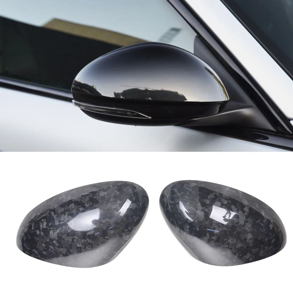 Car-Accessories-Real-Dry-Carbon-Forged-Carbon-Side-Rearview-Mirror ...
