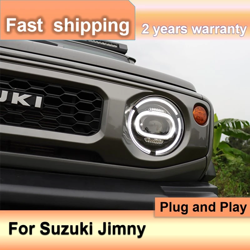 Car Accessories for Suzuki Jimny Headlight LED 2018-2020 Jimny Head Light LED DRL Turn Signal ...
