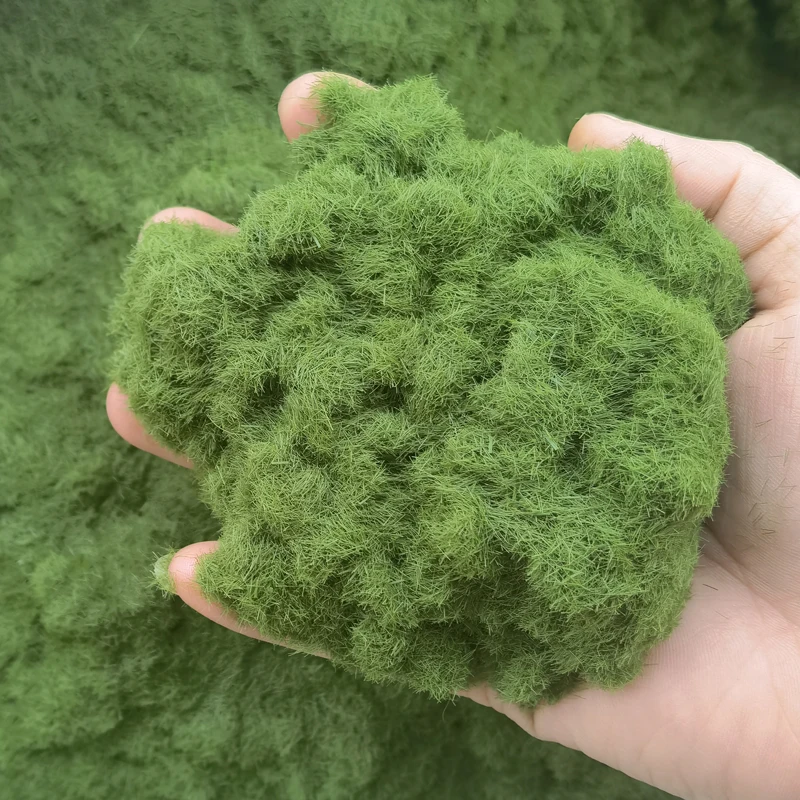 30g Scene Model Materia Yellow Green Turf Flock Lawn Nylon Grass Powder ...