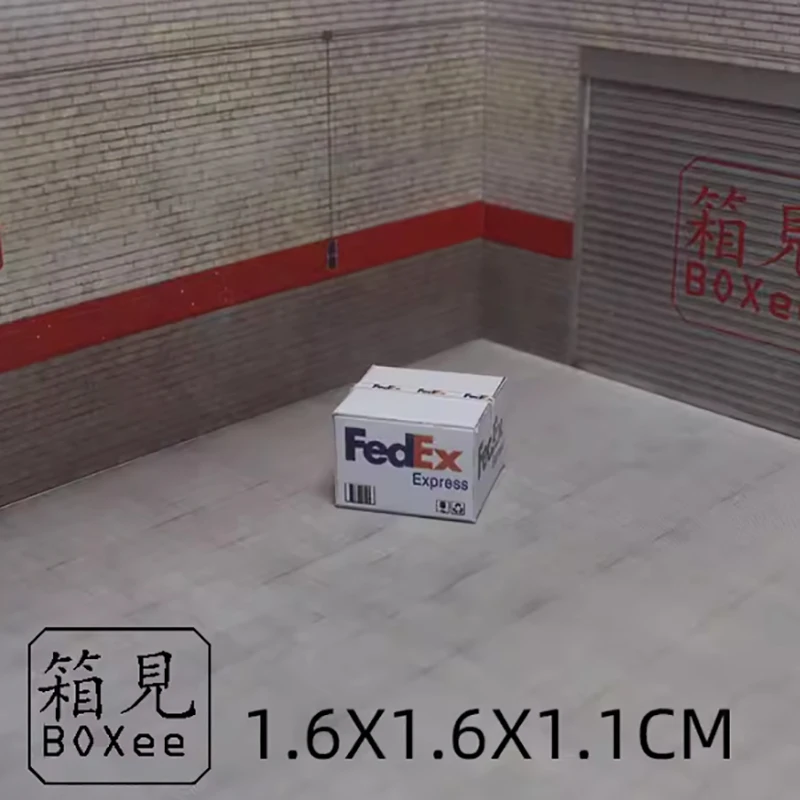 1-64-carton-model-Large-size-Courier-box-miniature-scene-props ...