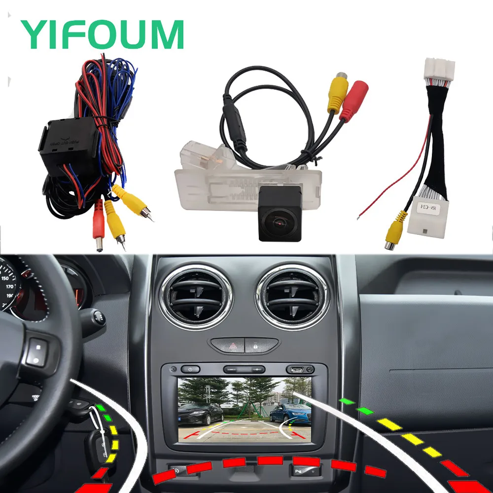 For-Renault-Dacia-Duster-2009-2019-Fisheye-Dynamic-Trajectory-HD-Car ...