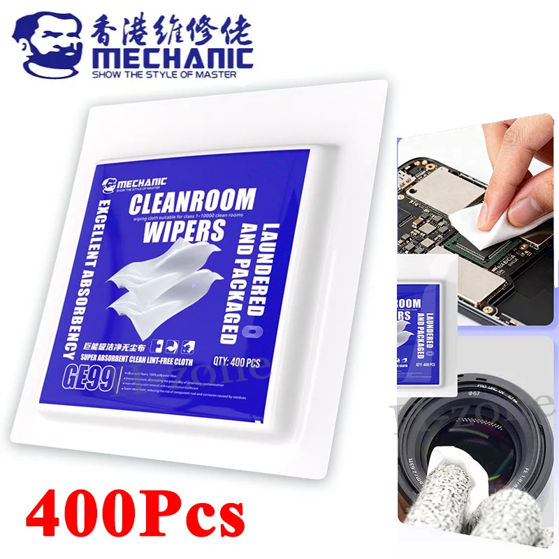 MECHANIC GE99 Anti-static Dust-free Wiper for Mobile Phone Tablet LCD ...