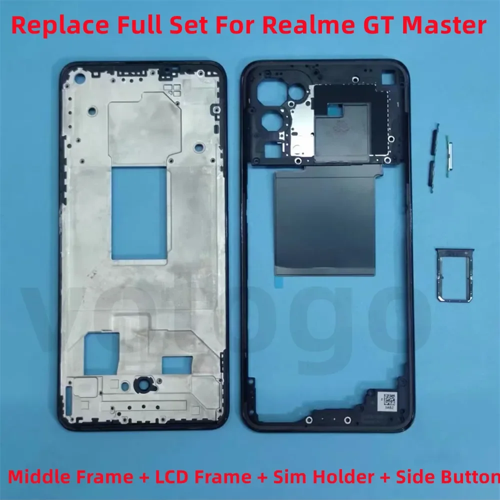 1Set-For-Realme-GT-Master-Edition-5G-RMX3360-RMX3363-Front-LCD-Bezel ...