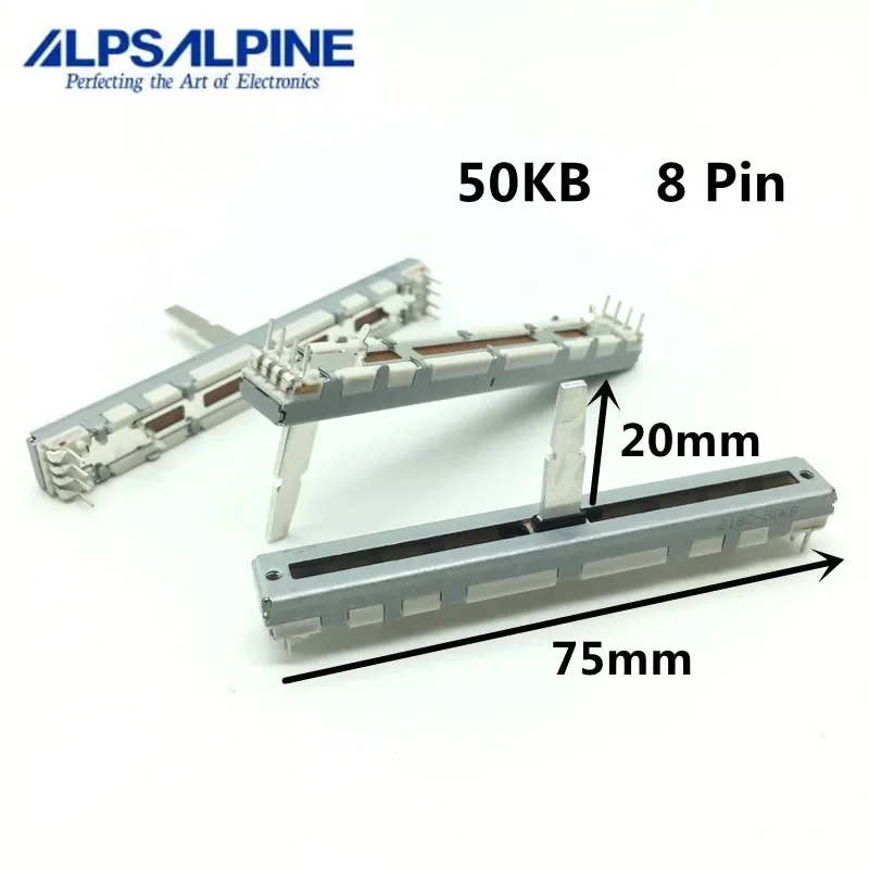 1pcs，Straight slip potentiometer，50KB，8Pin，DCV1011，Disc player speed ...