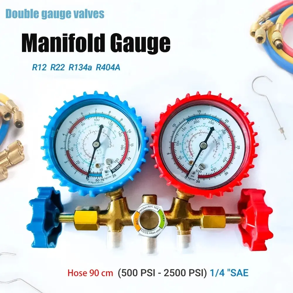 Refrigerant-Manifold-Gauge-Air-Condition-Refrigeration-Set-Air ...