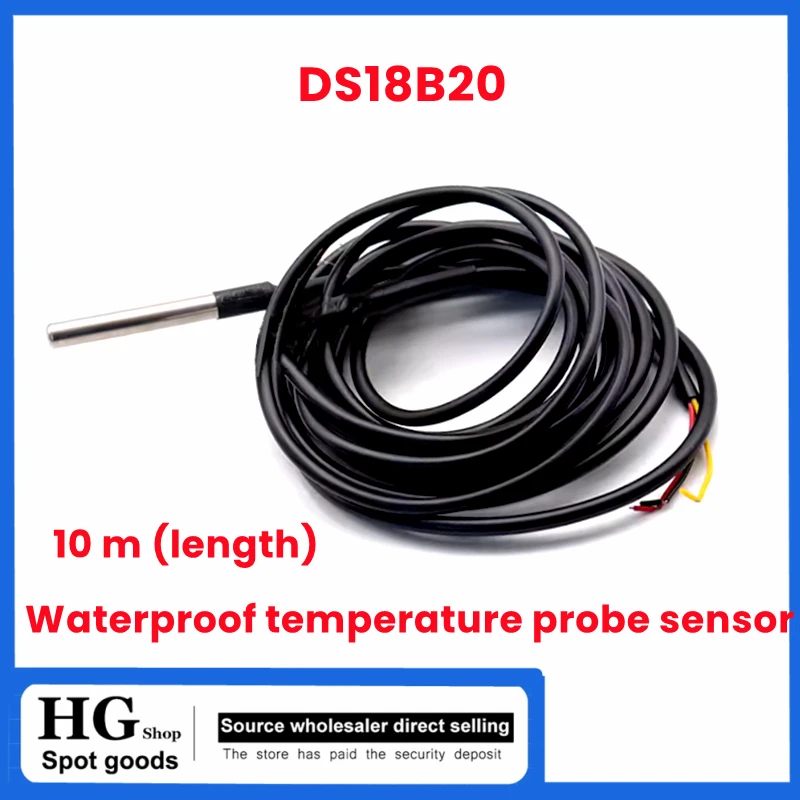 DS18B20-10m-length-5M-length-Waterproof-DS18b20-Temperature-probe ...