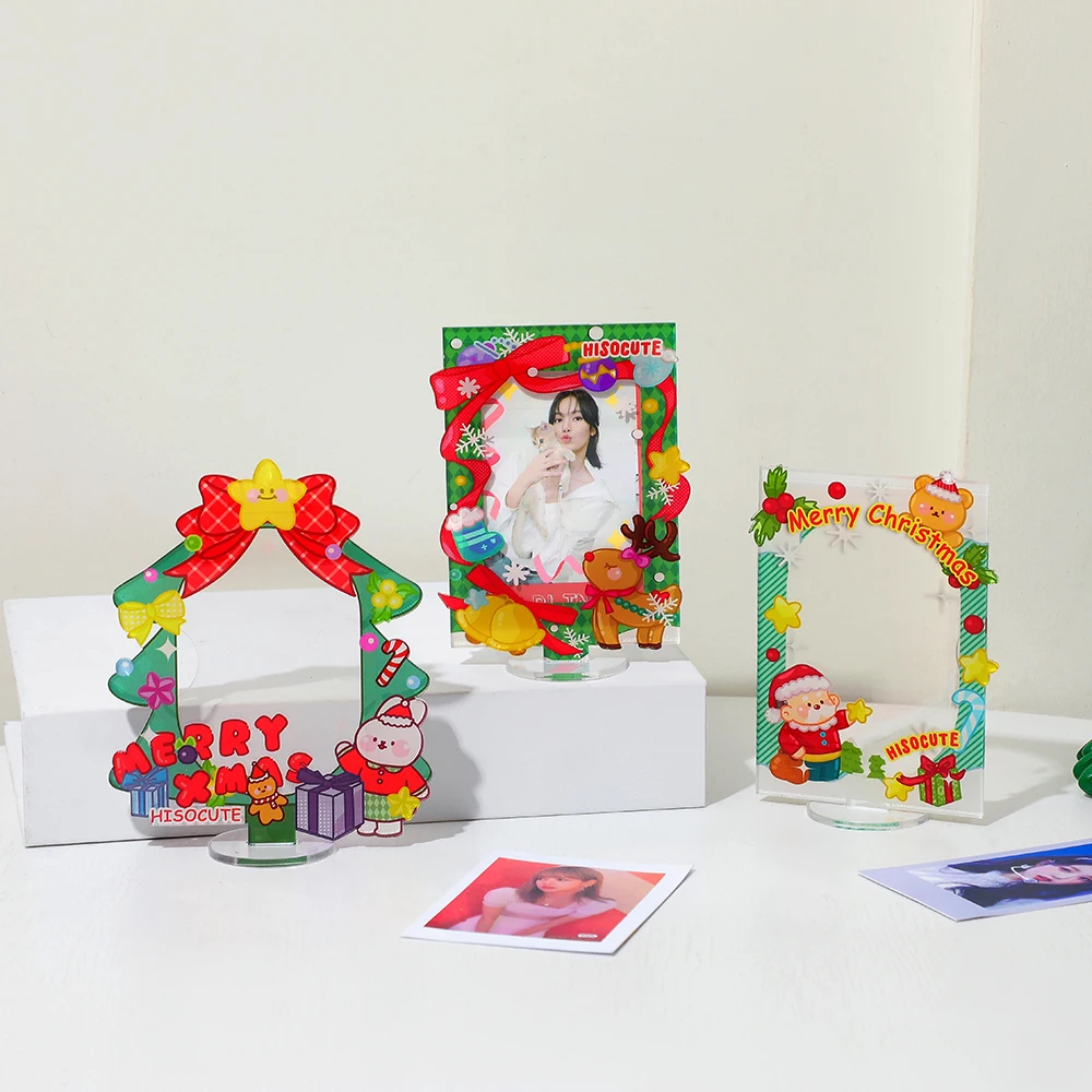Ins-Hot-kawaii-christmas-series-3-inch-acrylic-photocard-frame-holder ...