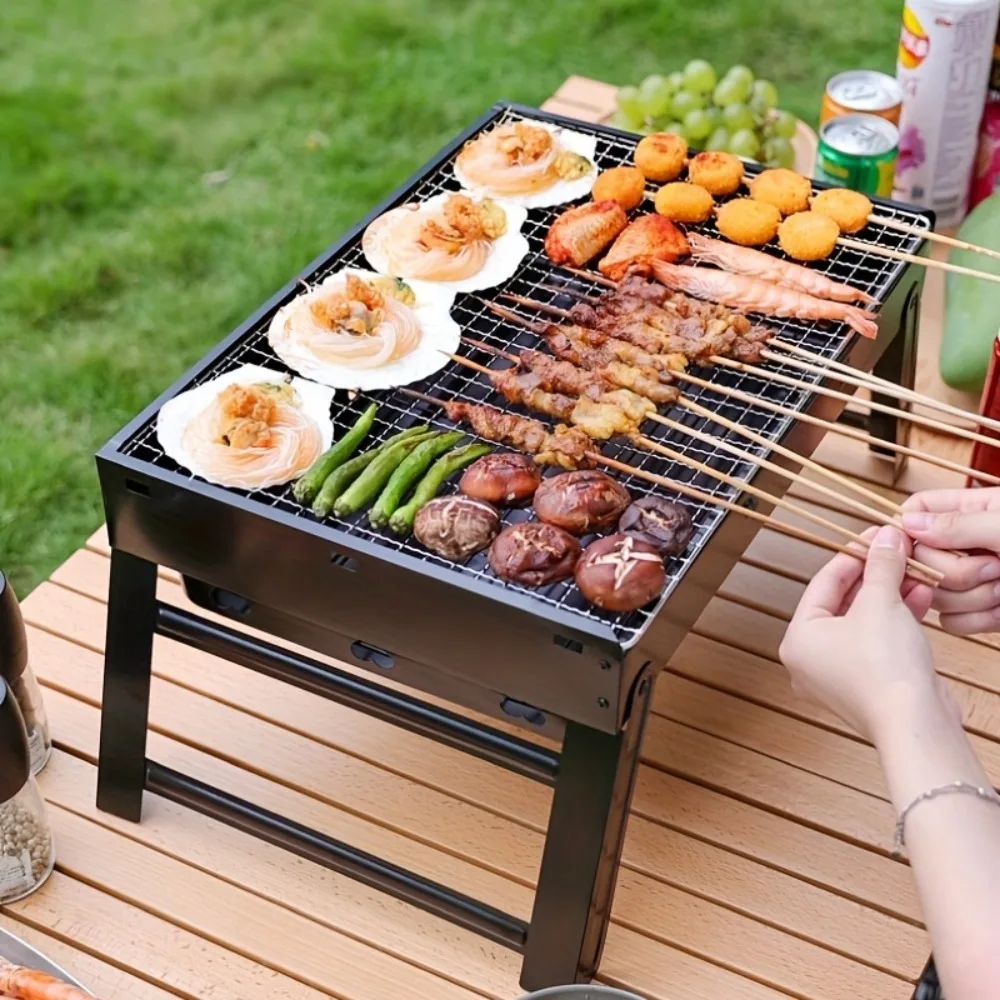 1pc-folding-Portable-Stainless-Steel-BBQ-Grill-Perfect-for-Exciting ...
