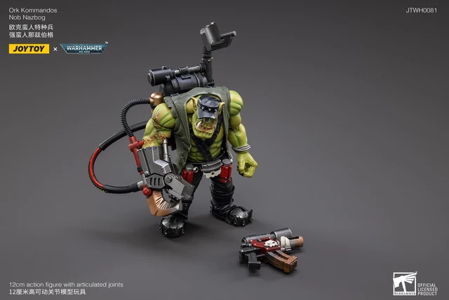 Joytoy Warhammer 40k Ork Robot Action Modelo, Kommandos Originais, Nob ...