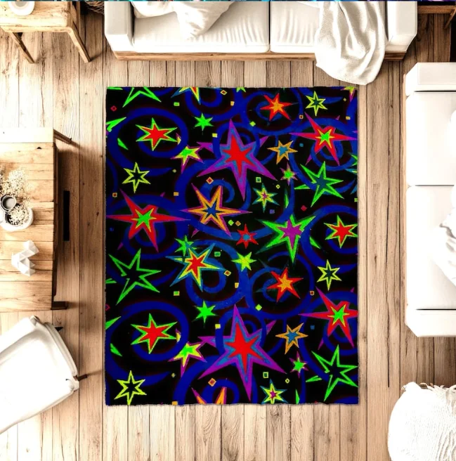 Arcade Rug Liminal Space Rug Star Rug Arcade Carpet Arcade Area Rug ...