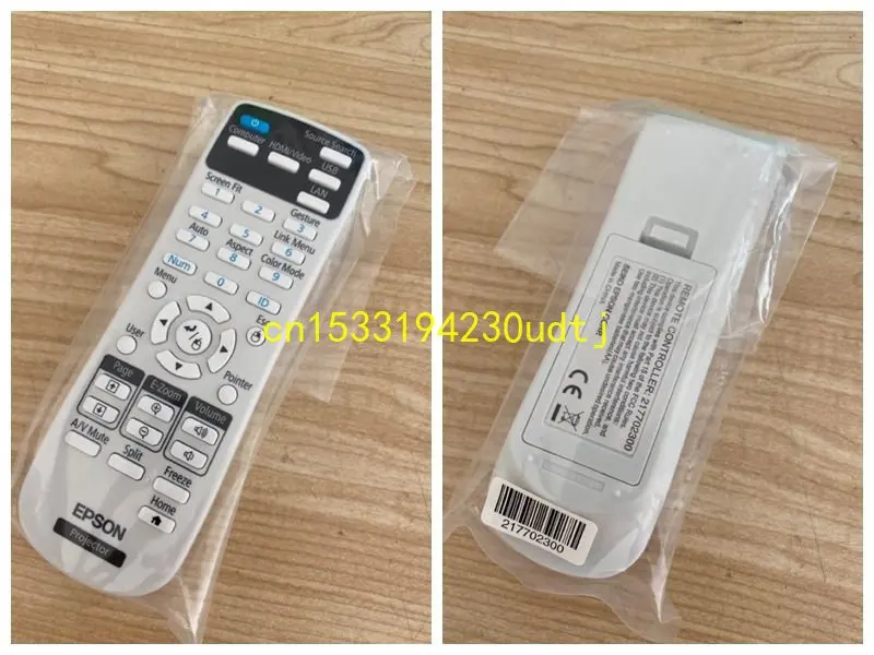 Original-Remote-Control-217702300-For-Epson-PowerLite-L400U-L500W-L510U ...