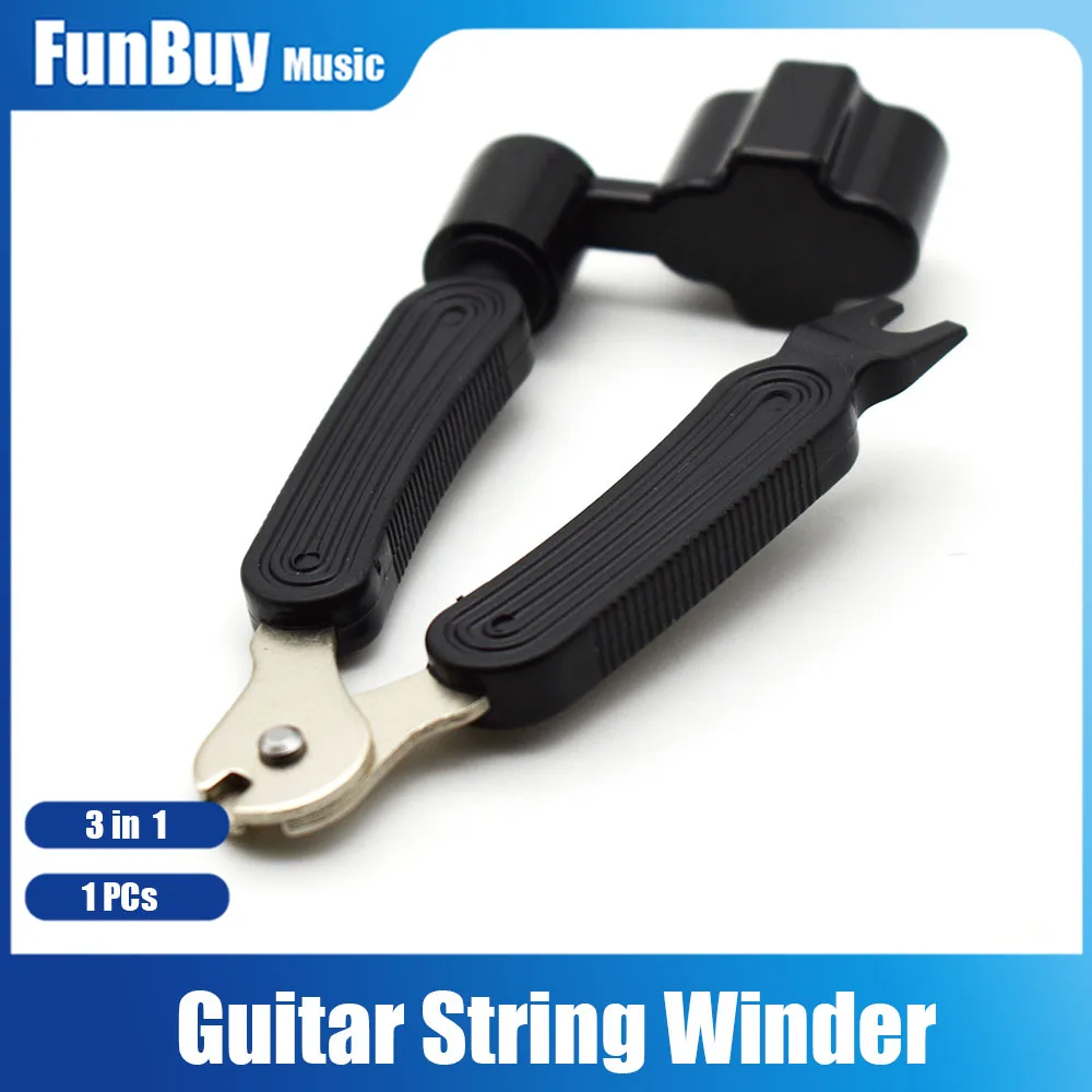 3 em 1 Multifuncional Guitar String Winder String Pin Puller String ...