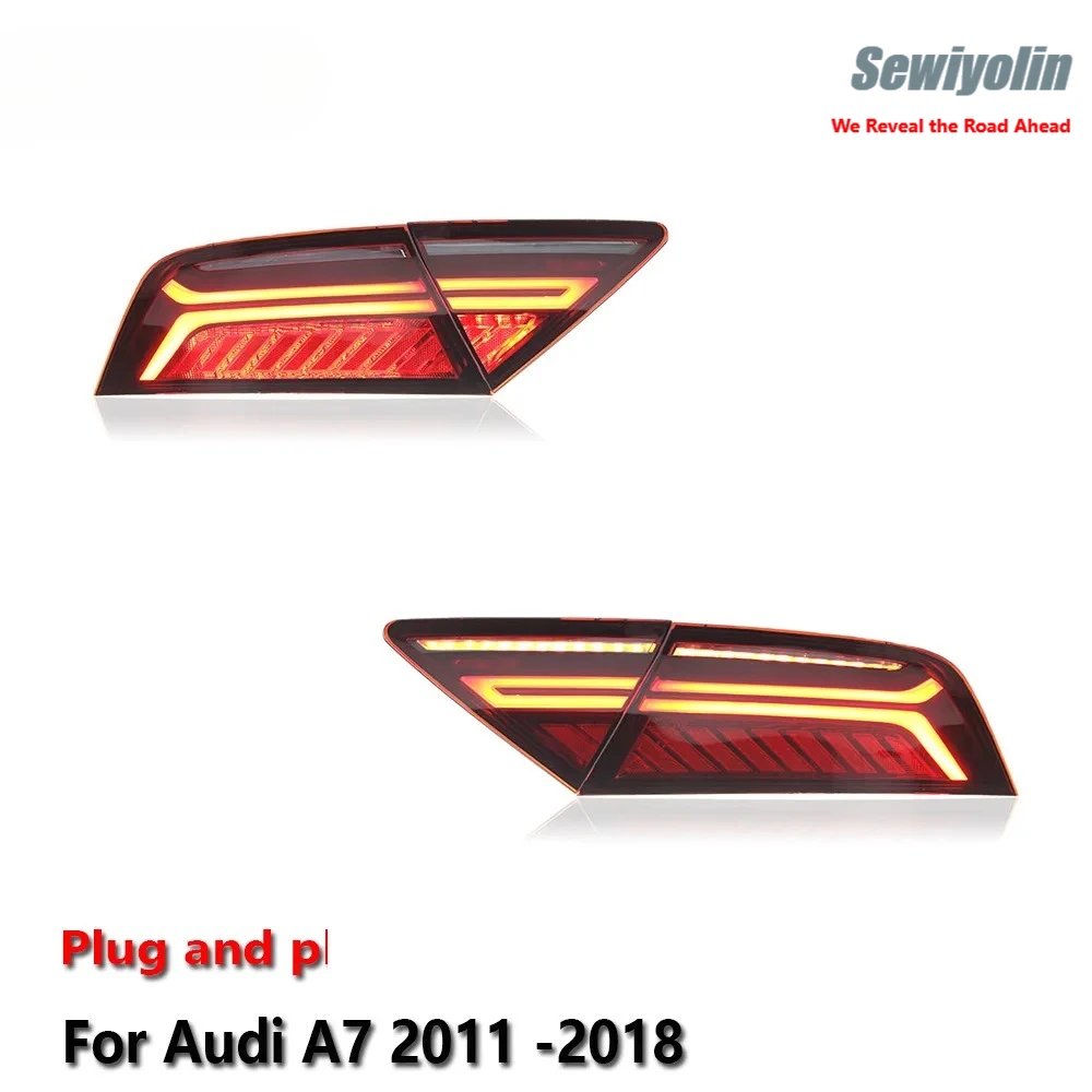 Car Accessories LED Lamps Auto Lights Tail Lamp For Audi A7 2011 -2018 ...