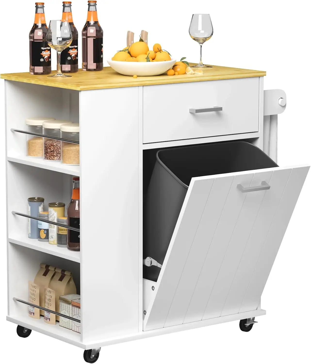 Kitchen-Island-with-Trash-Can-Storage-Portable-Kitchen-Island-on-Wheels ...