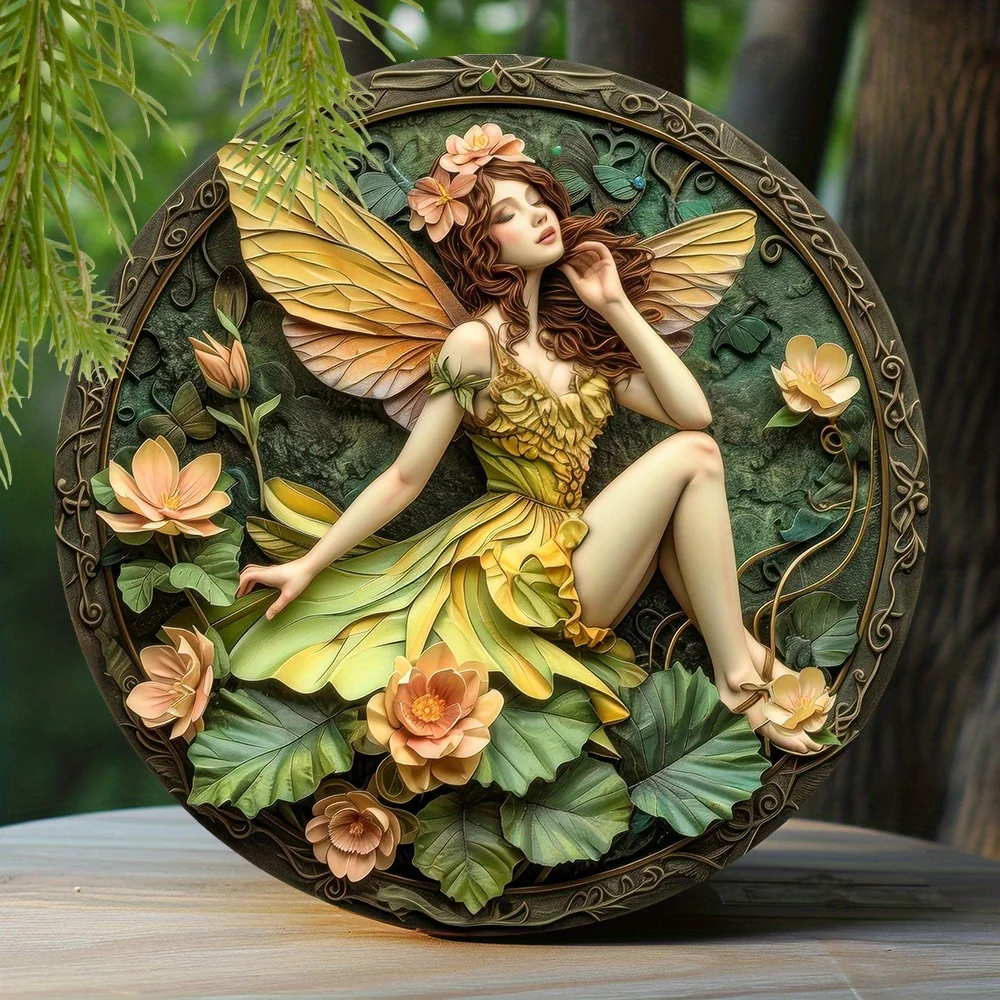 Letrero-de-aluminio-con-tema-de-Hada-de-primavera-decoraci-n-de-ventana ...