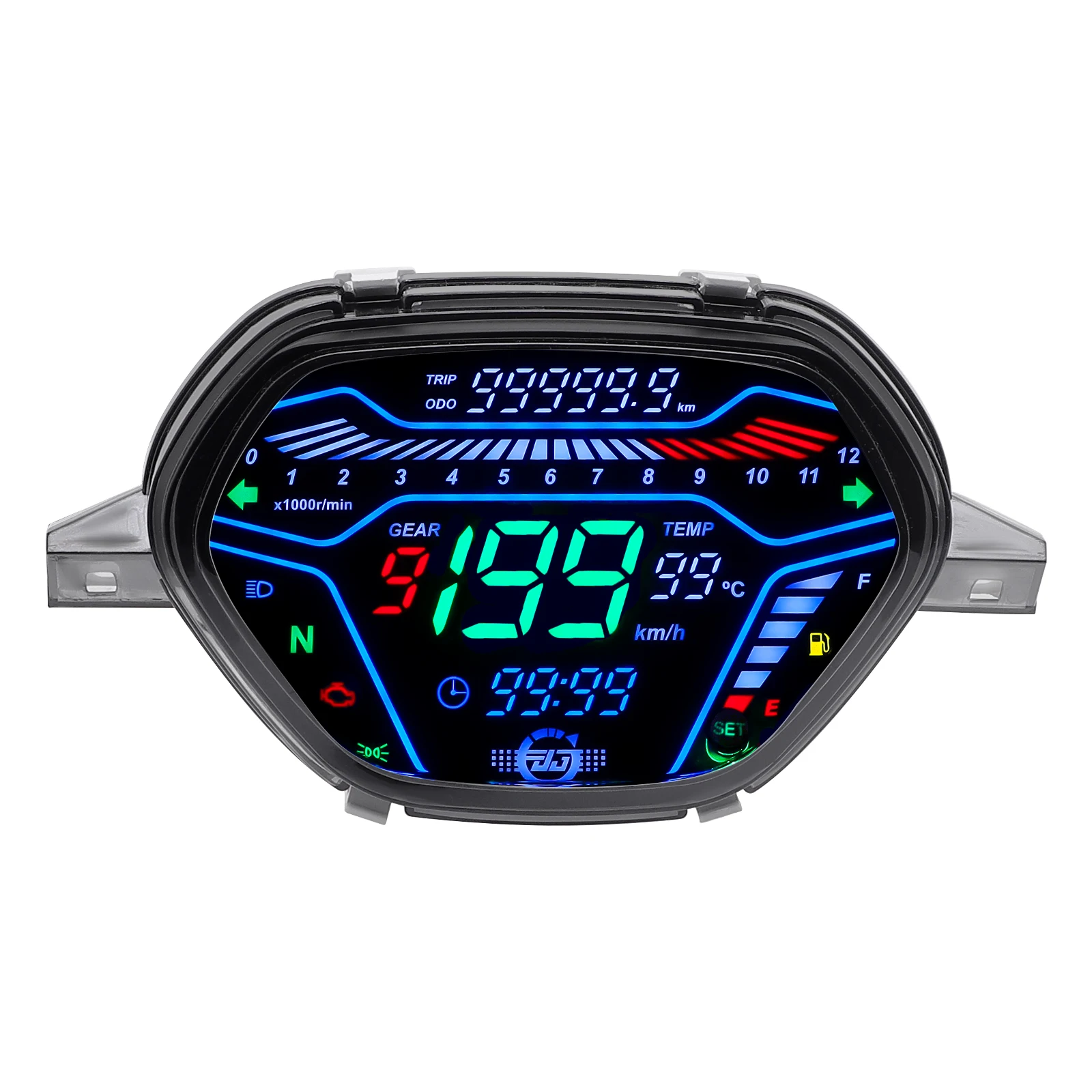 Veloc-metro-Digital-para-motocicleta-tablero-LED-RPM-para-EX5-Class1-CX ...