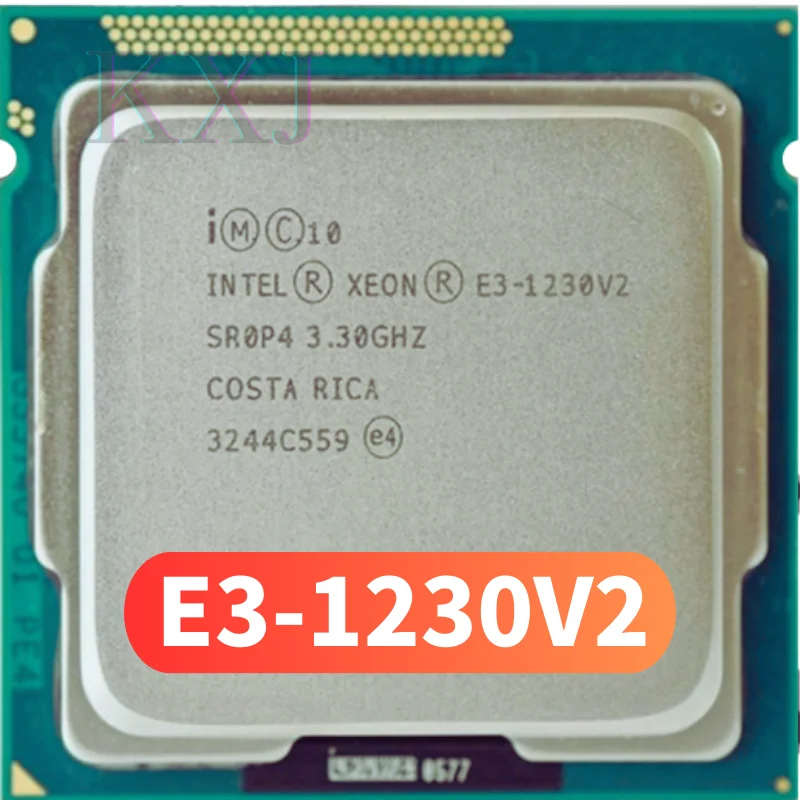 Processador Intel Xeon E3-1230v2 CPU 3.3 GHz Quad-Core E3 1230 v2 8M 69W LGA 1155
