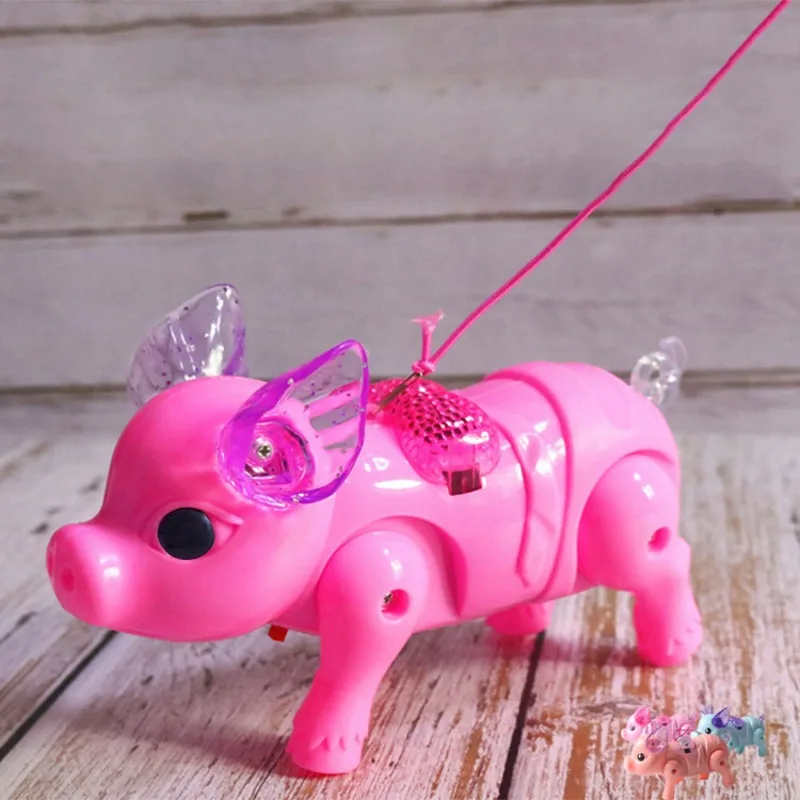 Toy Electric Rope Piglet Internet Celebrity Gift Glowing Pet Toy ...