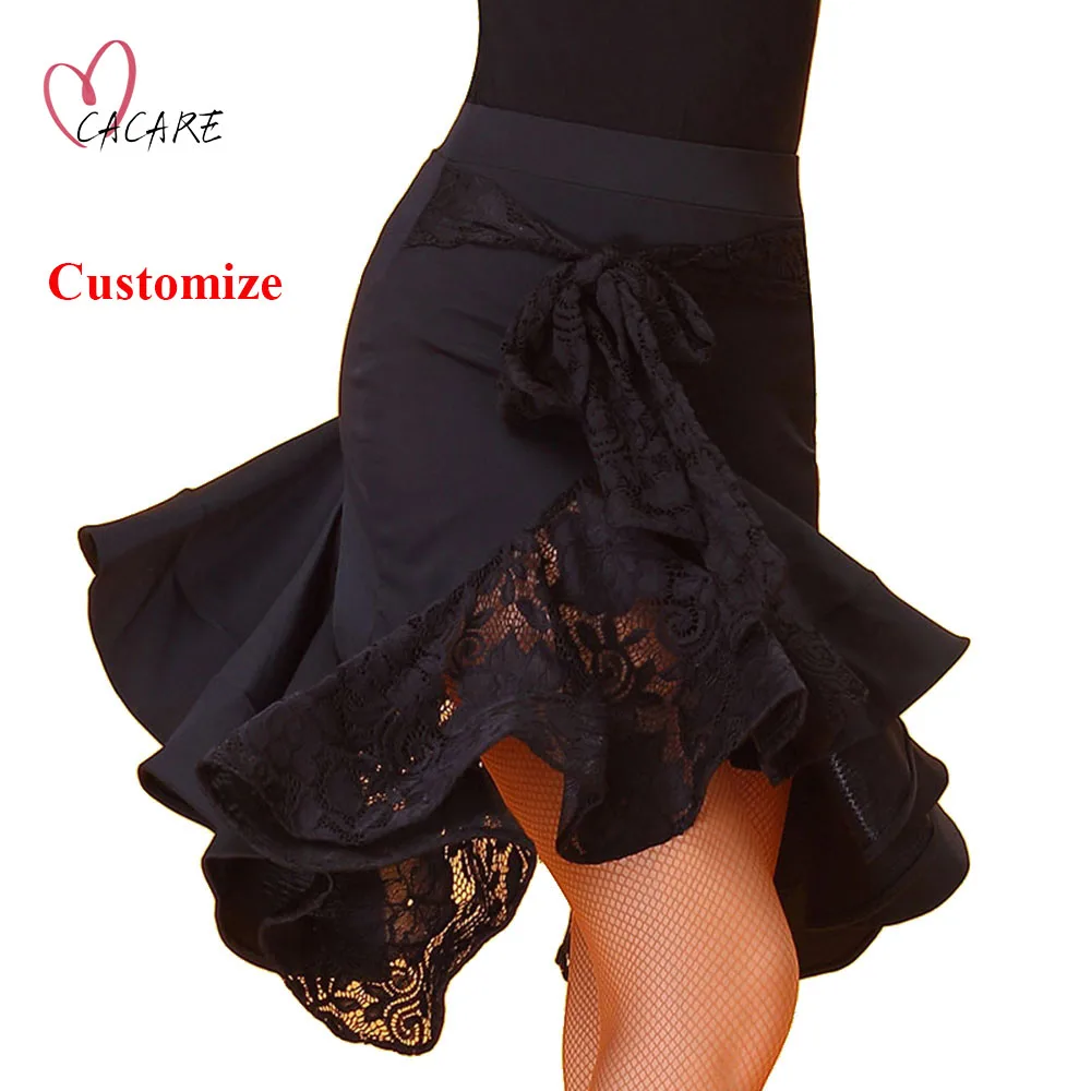 Latin-Dance-Skirt-Latin-Dance-Costume-Danse-Latine-Black-Patchwork ...