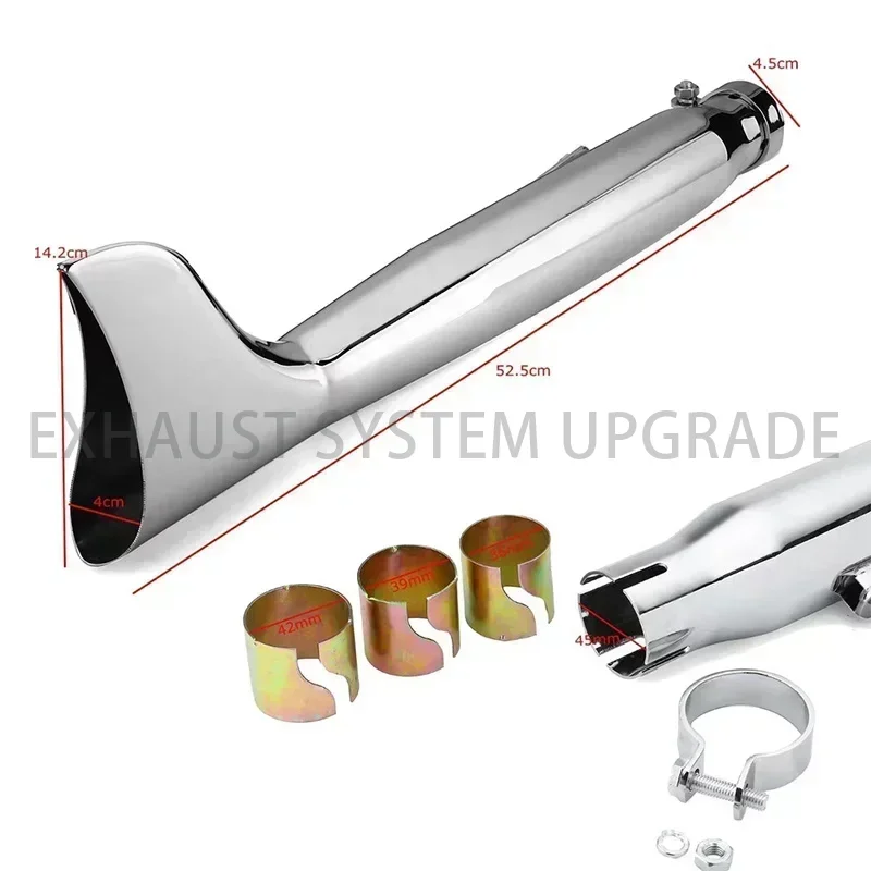 Motorcycle-Accessories-Exhaust-Pipe-Universal-Fish-Tail-for-Bobbers ...