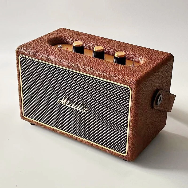 Middix-30W-Bass-Diaphragm-Active-Speakers-Retro-Wooden-Full-range ...