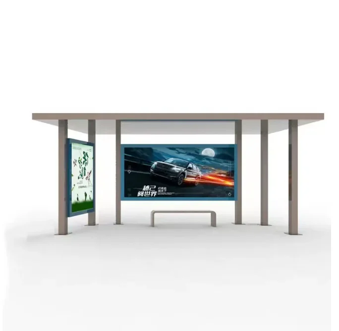 wholesale Advertising Equipment Smart bus shelter Support customization ...