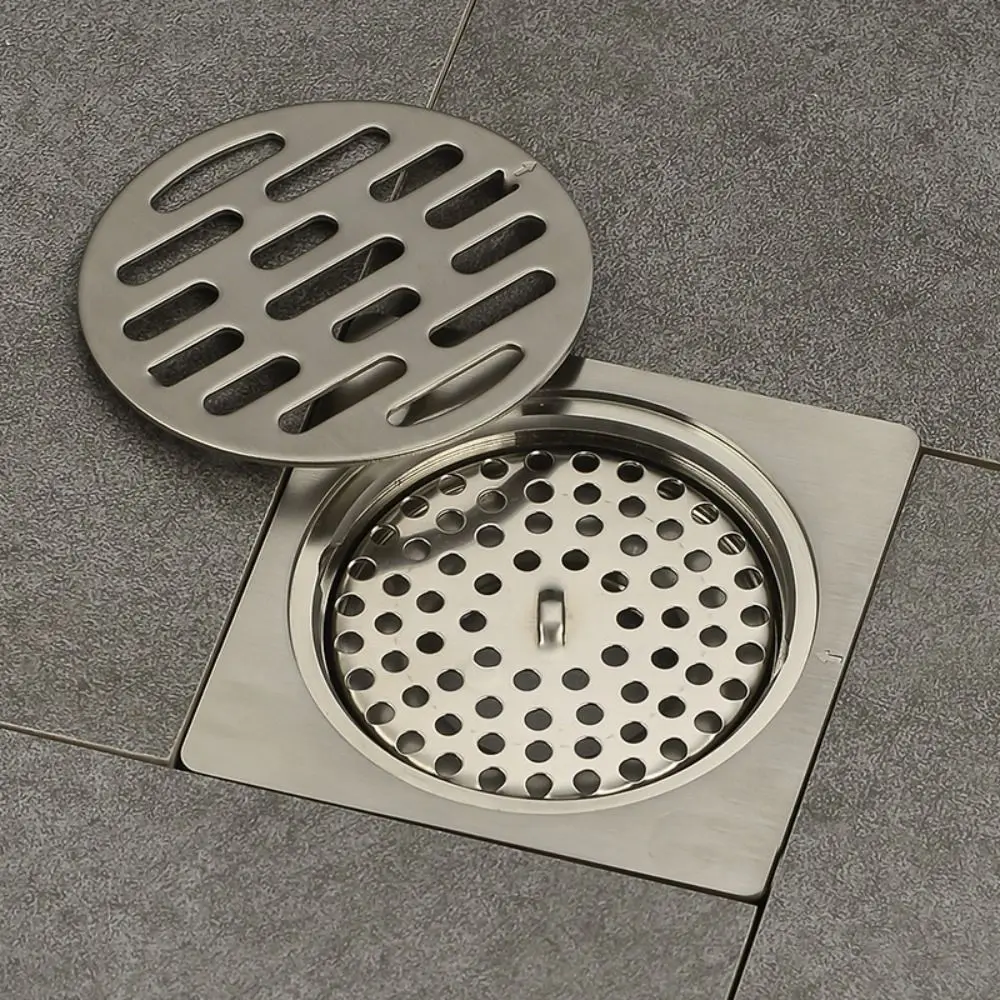 5pcs/set 4CM/5.4CM/6.5CM/7CM/7.5CM Stainless Steel Floor Drain Cover ...