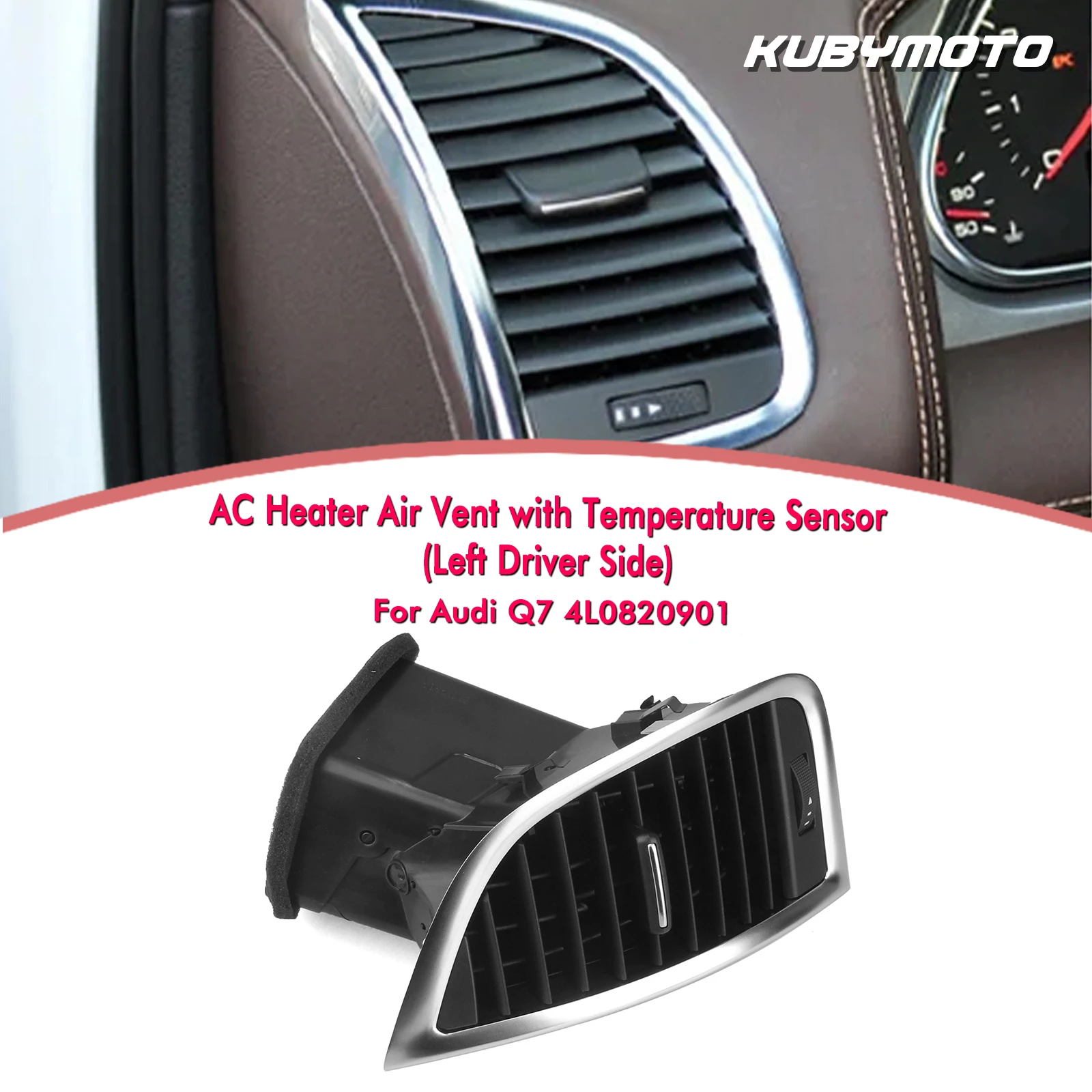 Car Interior Front Dashboard A/C Air Vent Conditioner Outlet Panel ...