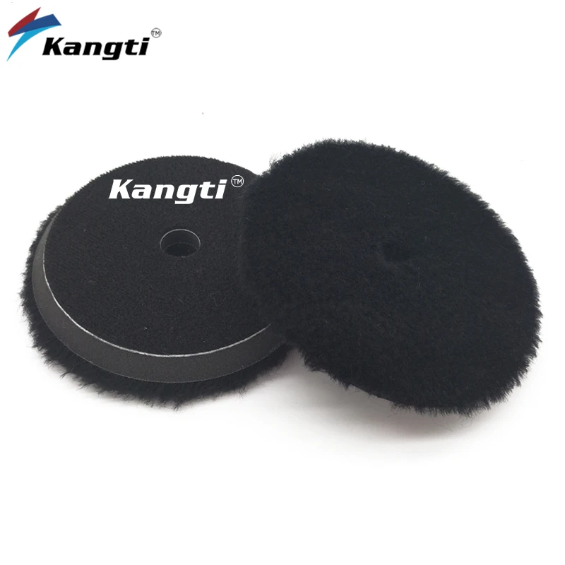3"(80mm)5"(125mm)/6"(150mm) Black Woolen Polishing Pad Car Paint ...
