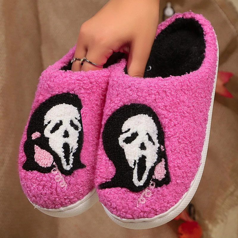 Fashion Fluffy Slippers Women Home Winter Casual Funny Designer Shoes ...