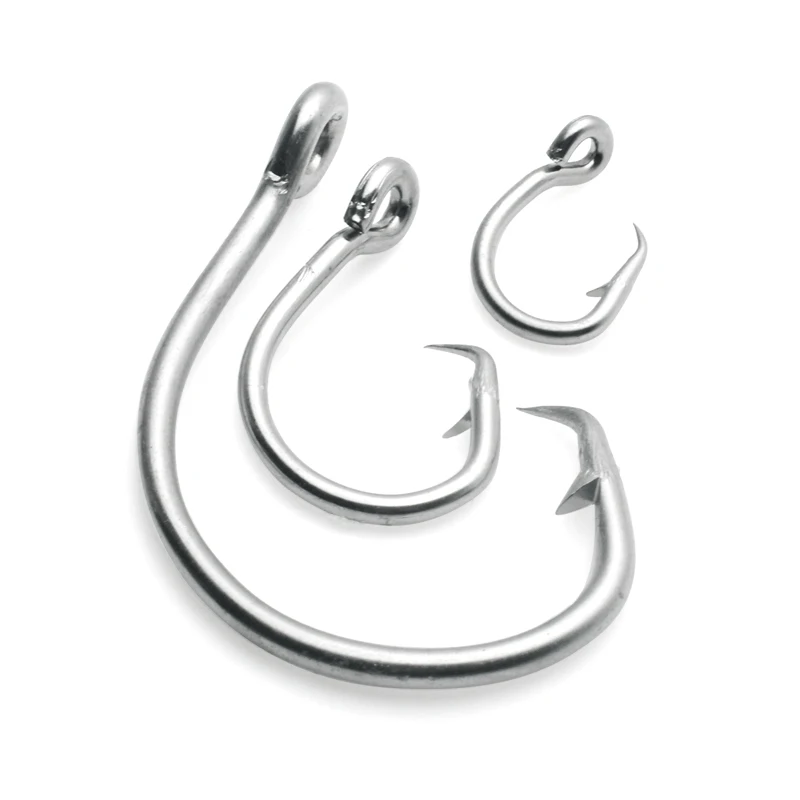 10 pc/bag Big hook, iron hook, large shark hook, deep sea high carbon ...