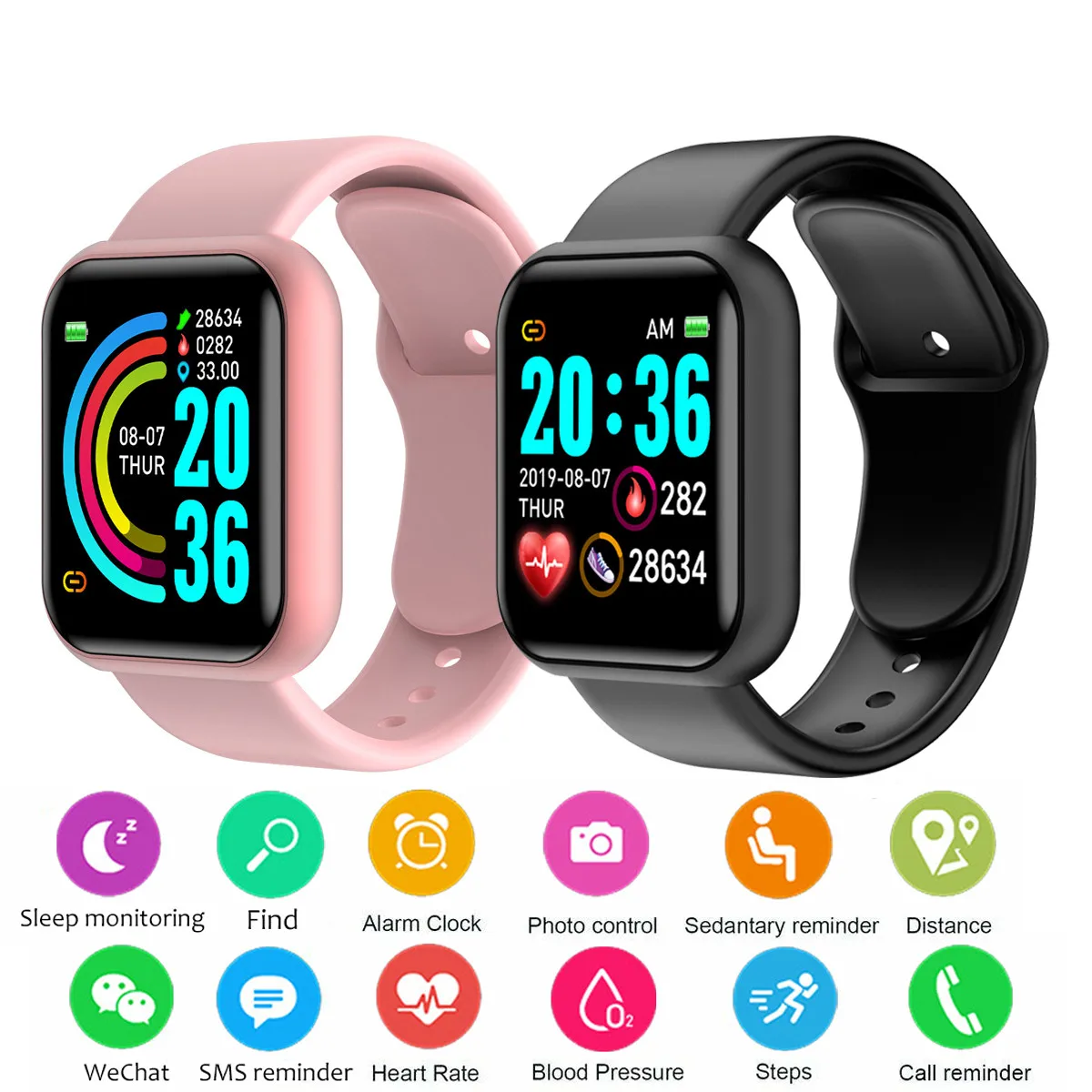 Smart Watch for Men Women Waterproof Health Monitoring Multi Function ...