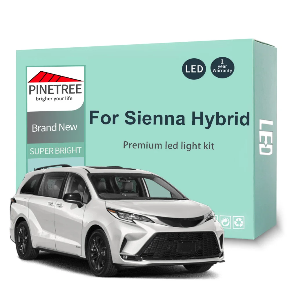 17Pcs-Led-Interior-Light-Kit-For-Toyota-Sienna-Hybrid-2021-2022-2023 ...