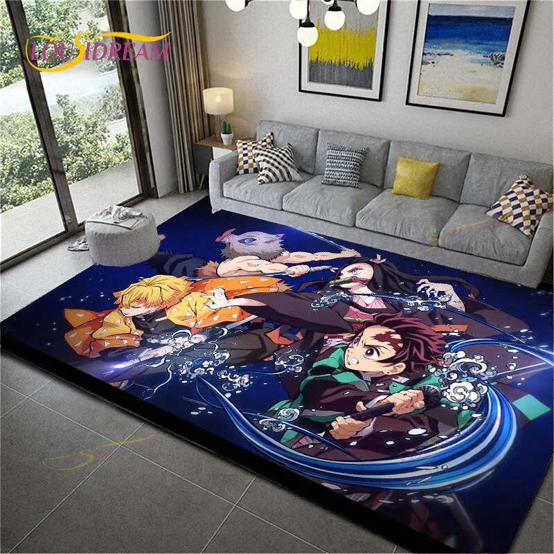 Carpet Anime Demon Slayer | Bathroom Non-slip Carpet | Anime Floor ...