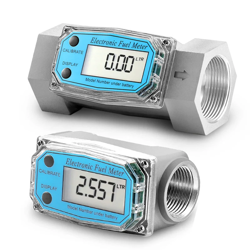 Digital-turbine-flowmeter-k24-diesel-gasoline-methanol-kerosene-water ...