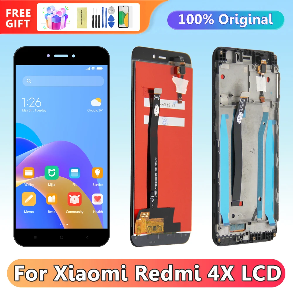 Pantalla-de-repuesto-para-Xiaomi-Redmi-4X-MAG138-MAE136-pantalla-t-ctil ...