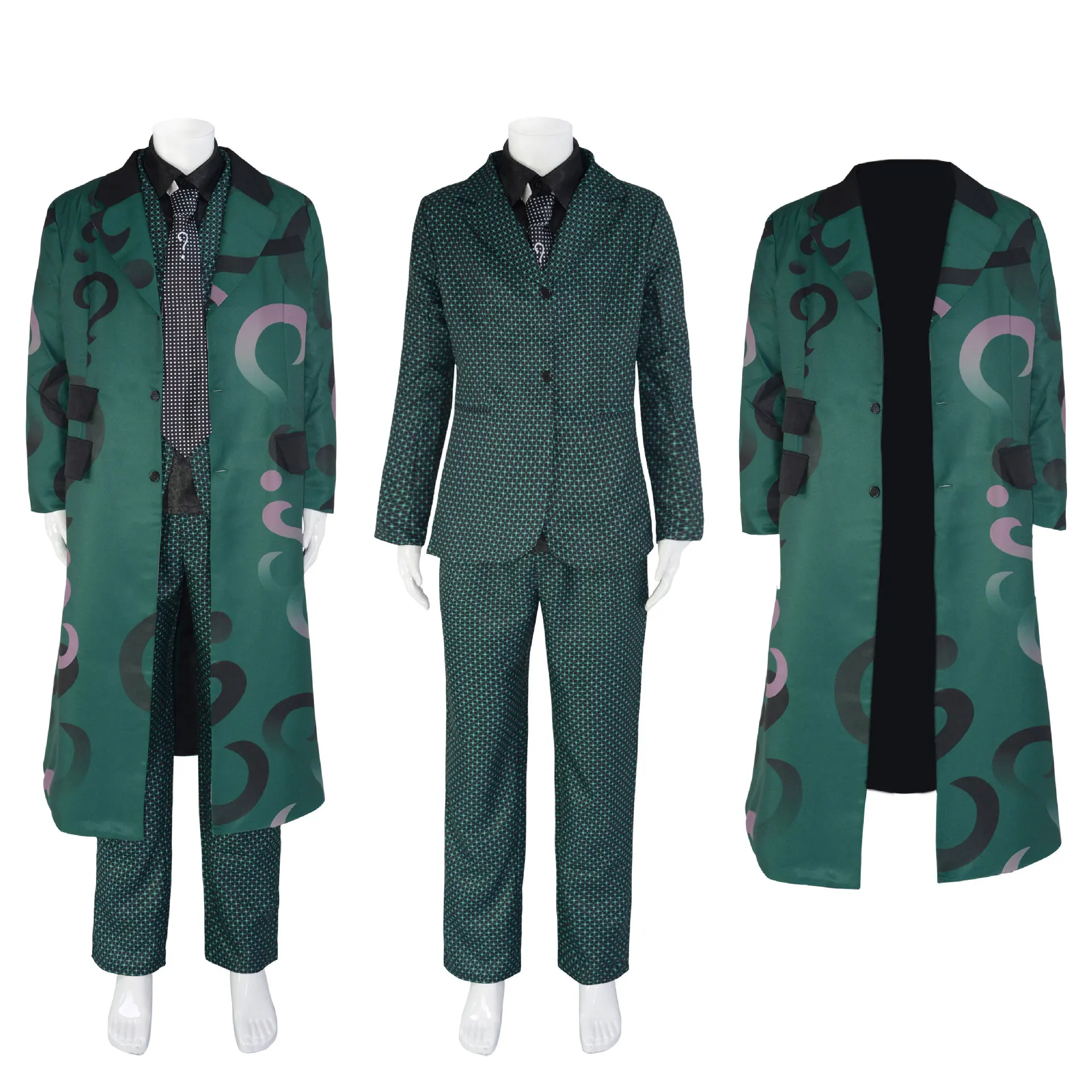 Movie-Gotham-Riddler-Edward-Nygma-Cosplay-Costume-Men-Uniform-Suit ...