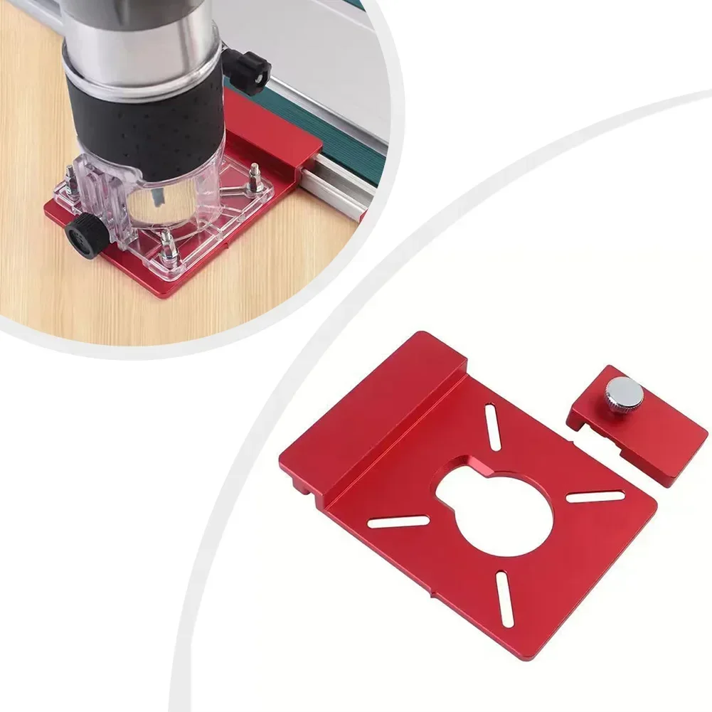 DIY Routing Router Guide Rail Track Saw Adapter 126*90mm 4.96*3.54in ...