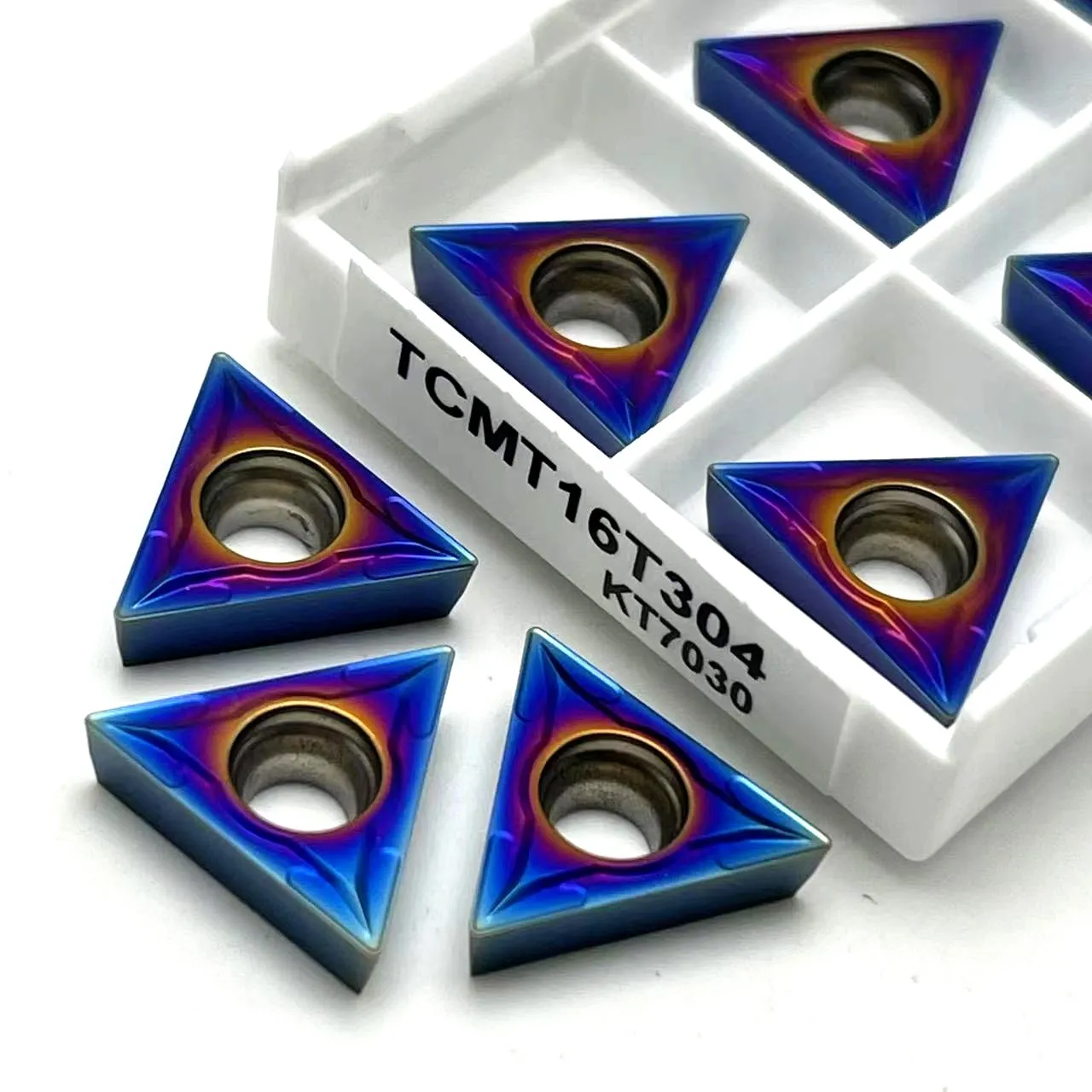Carbide-insert-TCMT110204-TCMT16T304-KT7030-HRC60-nano-blue-metal ...