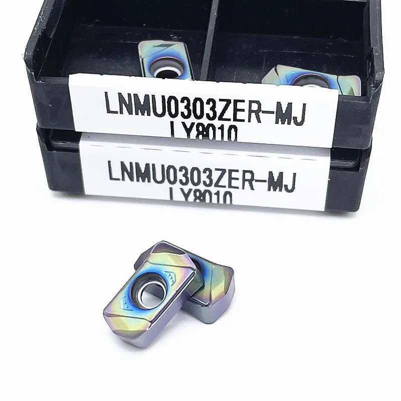 LNMU 0303ZER MJ LY8010 carbide double-sided fast feed cutting insert ...