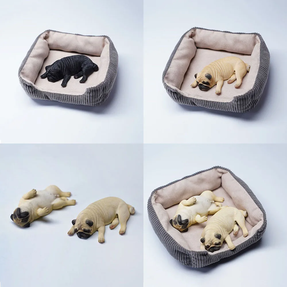 JXK085-JXK-1-6-Pugs-Sleep-On-Their-Stomach-Dolls-Ornament-Cute-Healing ...
