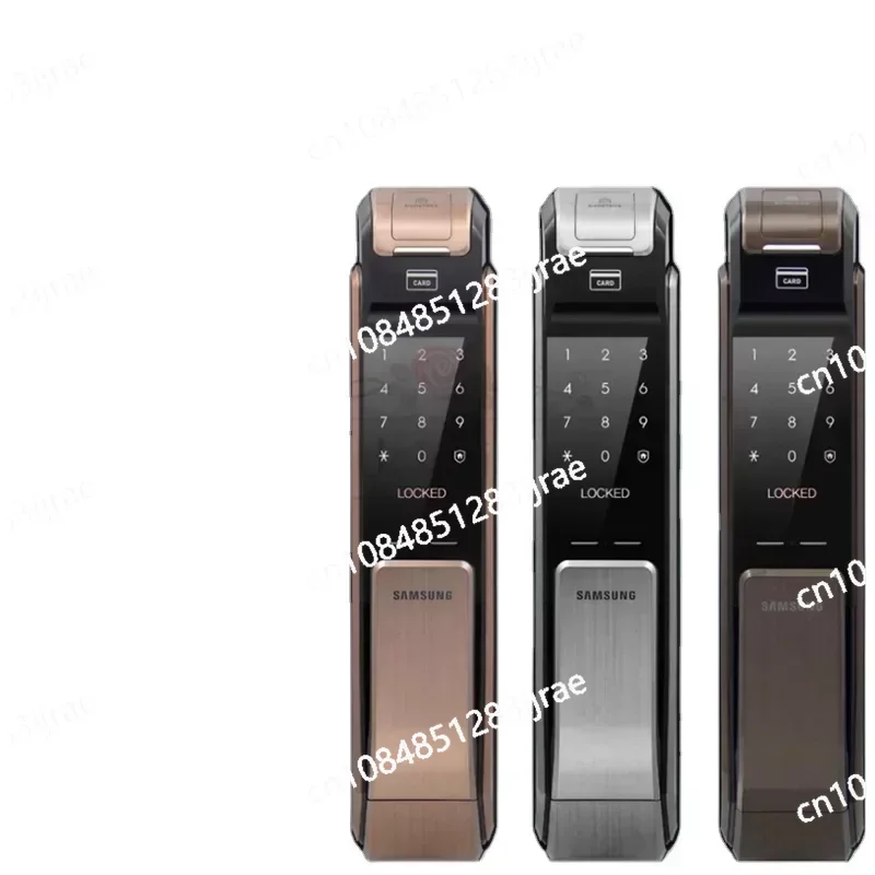 For-Samsung-SHS-P718-Push-Pull-Handle-with-Fingerprint-Digital-Smart ...