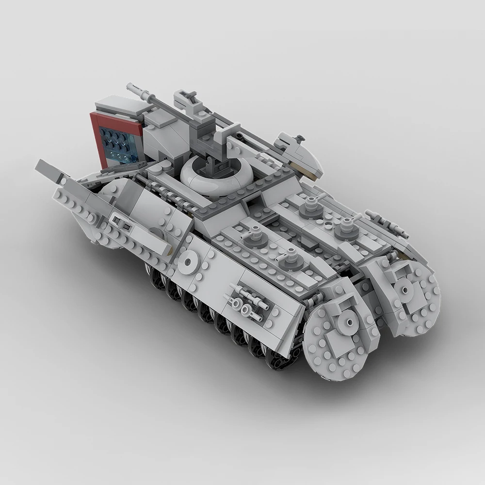 513PCS MOC Space War Tank Chariot Rotating Large Artillery Model DIY ...