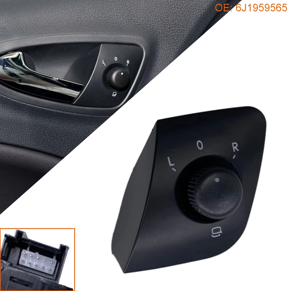 For Seat Ibiza 2008-2017 Electric Mirror Adjust Switch Rear View Mirror ...
