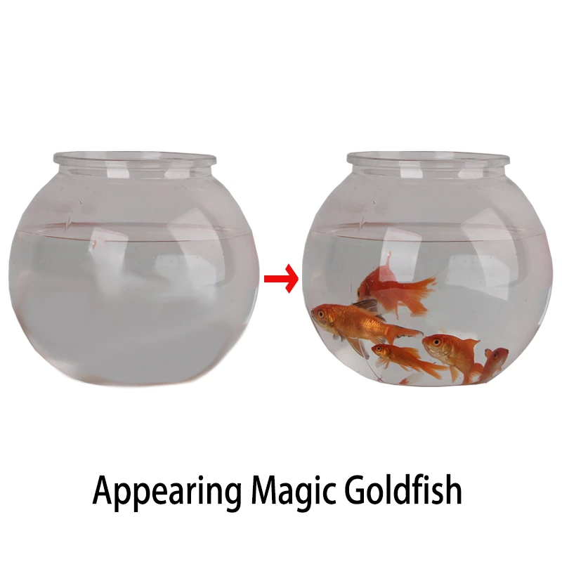 Fish Appearing from Empty Tank Magic Goldfish Bowl Stage Magic Tricks ...